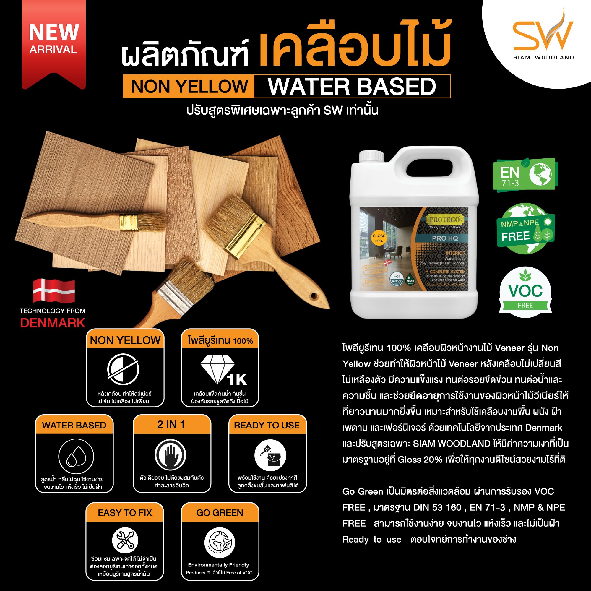 SW Wood veneer - SIAM WOODLAND